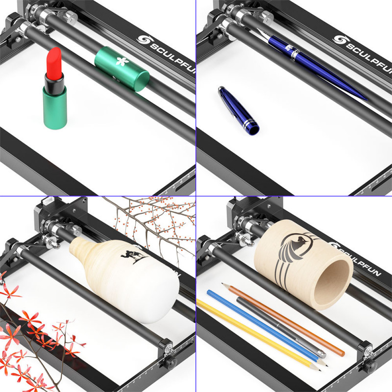 Sculpfun Y-Axis Laser Rotating Roller