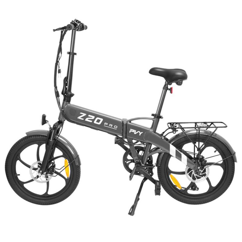 PVY Z20 Pro Electric Bike 20 Inch 500W Motor 36V 10.4AH 25Km/h Gray