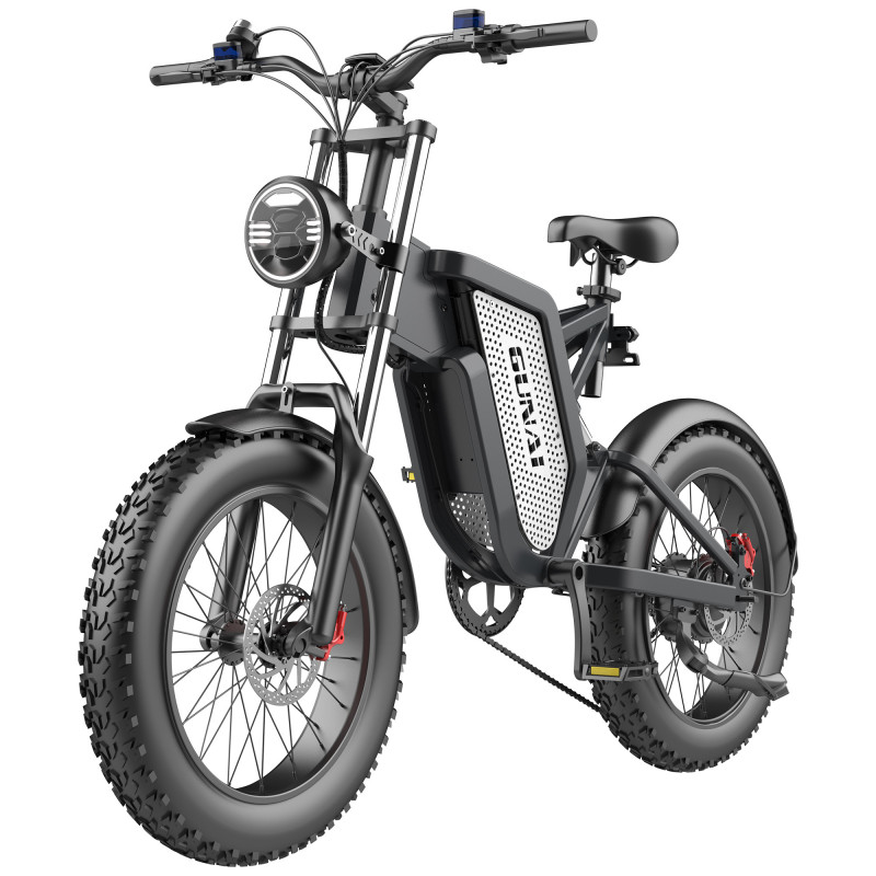 GUNAI MX25 elektrische fiets 20 inch 48V 25Ah 1000W 50Km/h belasting 200KG