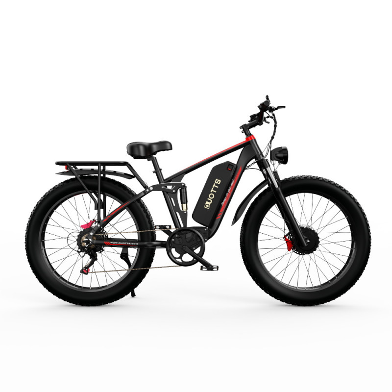 DUOTTS S26 FULL Electric Bike 26 inches 50km/h 48V 20Ah 750W Double Motor