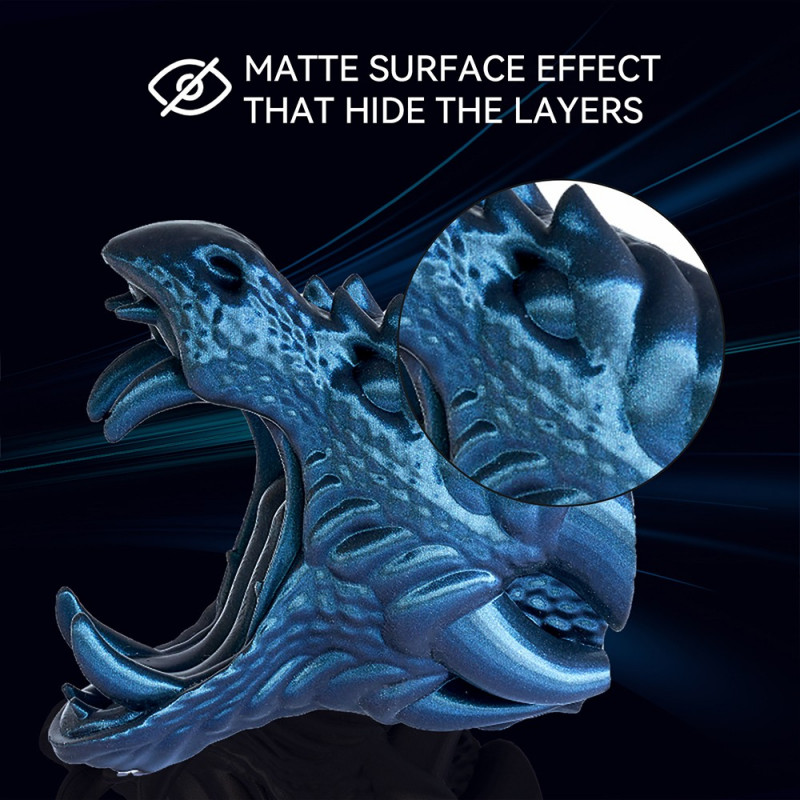 Filament Blue Blue burned in Eryone 1kg titanium