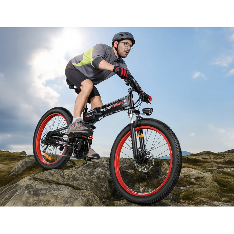 VTT Électrique Pliable SAMEBIKE LO26 PLUS FT Noir 900W